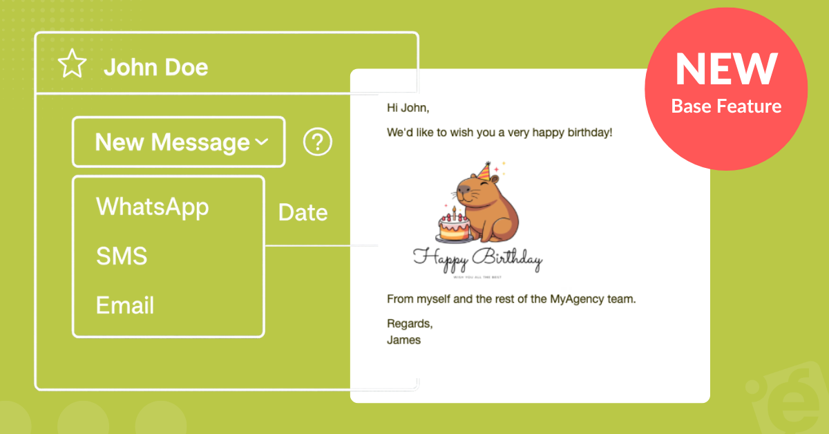 Unified contacts messaging launched in Base | Entegral